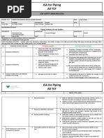 JSA For Bolt Tightening, Grating Removal | PDF | Hazards | Oil Spill