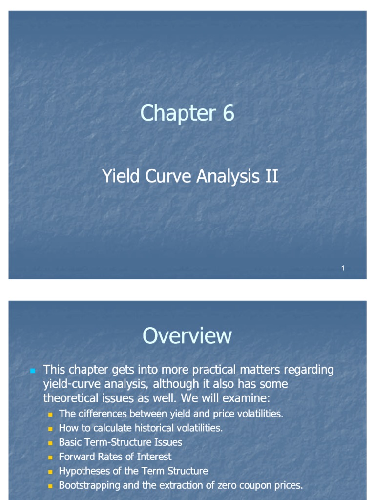 Chapter 6 Yield Curve Analysis Ii Pdf Bonds Finance Yield