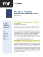 The 80 20 Principle | PDF | Self-Improvement