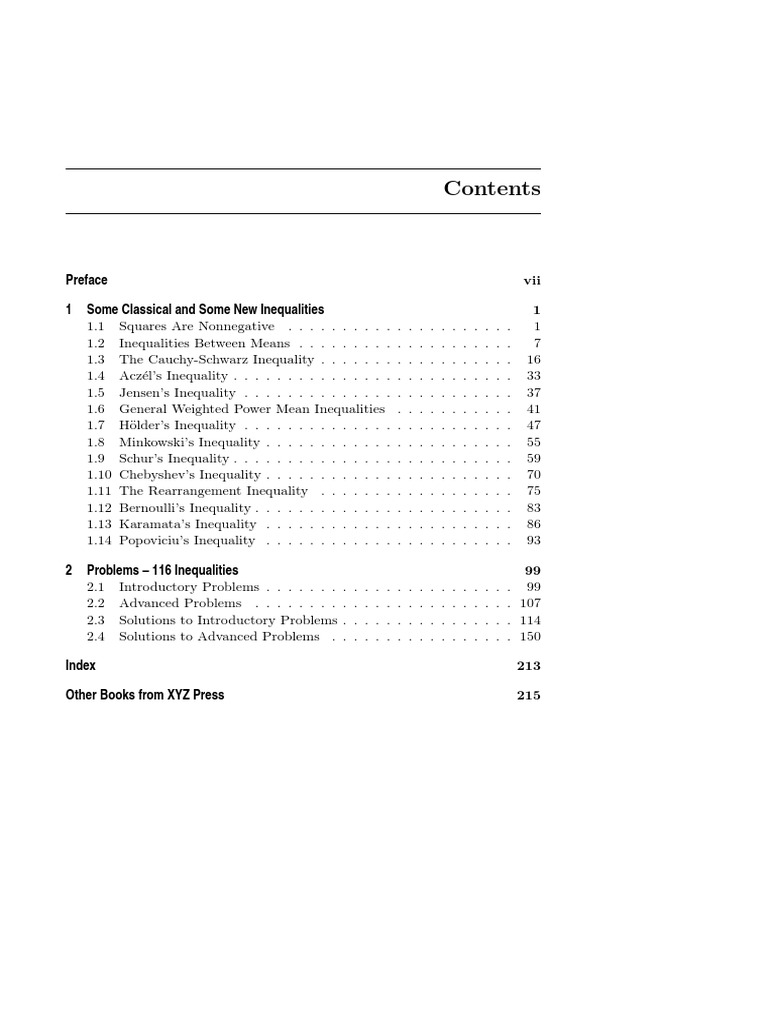 116 Algebraic Inequalities From Amy Look Inside | PDF | Square Root | Numbers