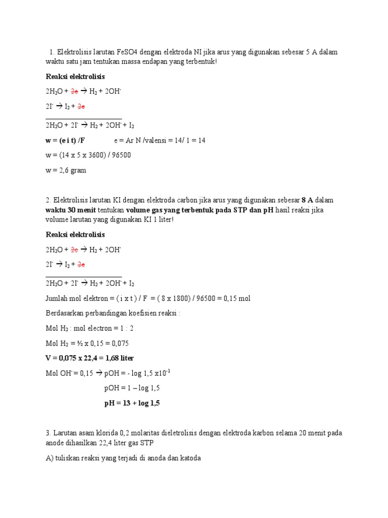 Latihan Soal Hukum Faraday | PDF