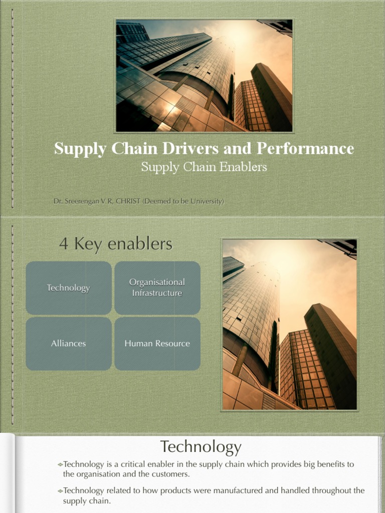 2A. Supply Chain Enablers | PDF | Supply Chain Management | Supply Chain
