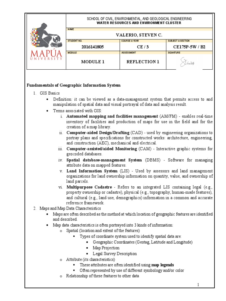 Valerio Steven Ce175-5w B2 CW1 | PDF | Geographic Information System | Graphical User Interfaces