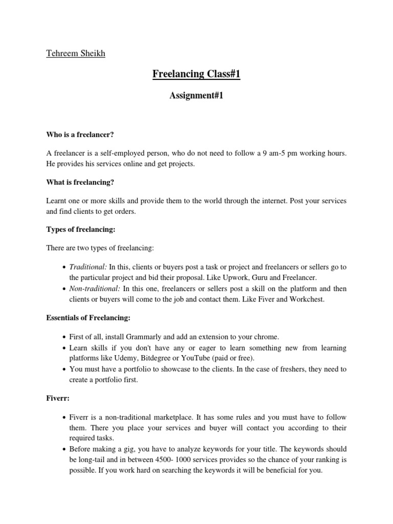 Freelancing Class1 Assignment1 Pdf Freelancer Tag Metadata 0385