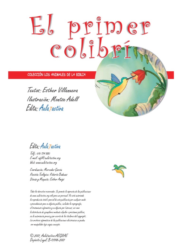 Colibri | PDF | Adán | León