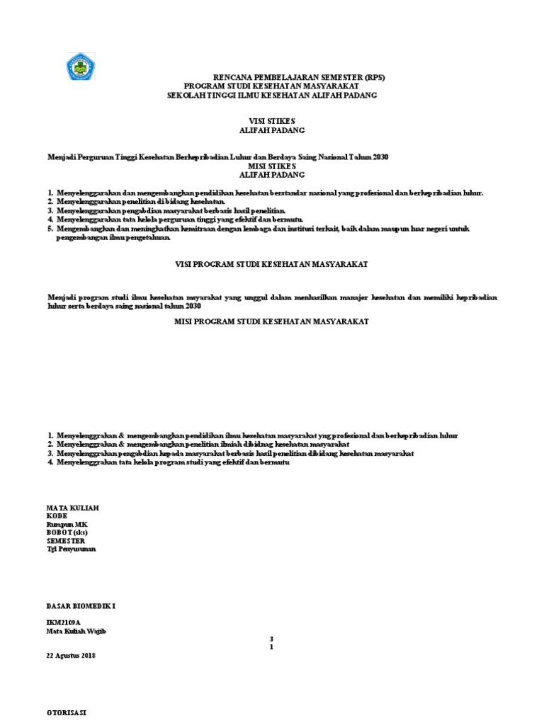 Rps Biomedik 1 | PDF