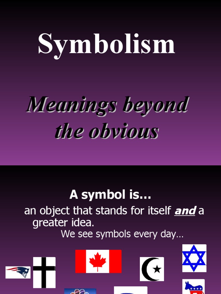 Symbolism: Meanings Beyond The Obvious | PDF
