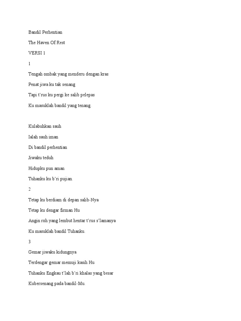 Bandil Perhentian | PDF