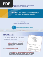 Mission and Vision of The BSP | PDF | Economies | Banks