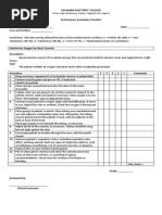 O2 Therapy Checklist | PDF | Clinical Medicine | Medical Specialties