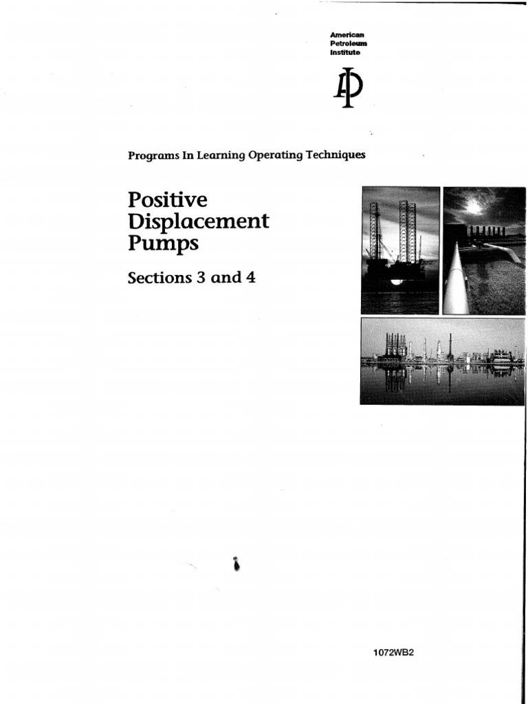 API-1072WB2-Positive Displacement Pumps Sec-3 and 4 | PDF