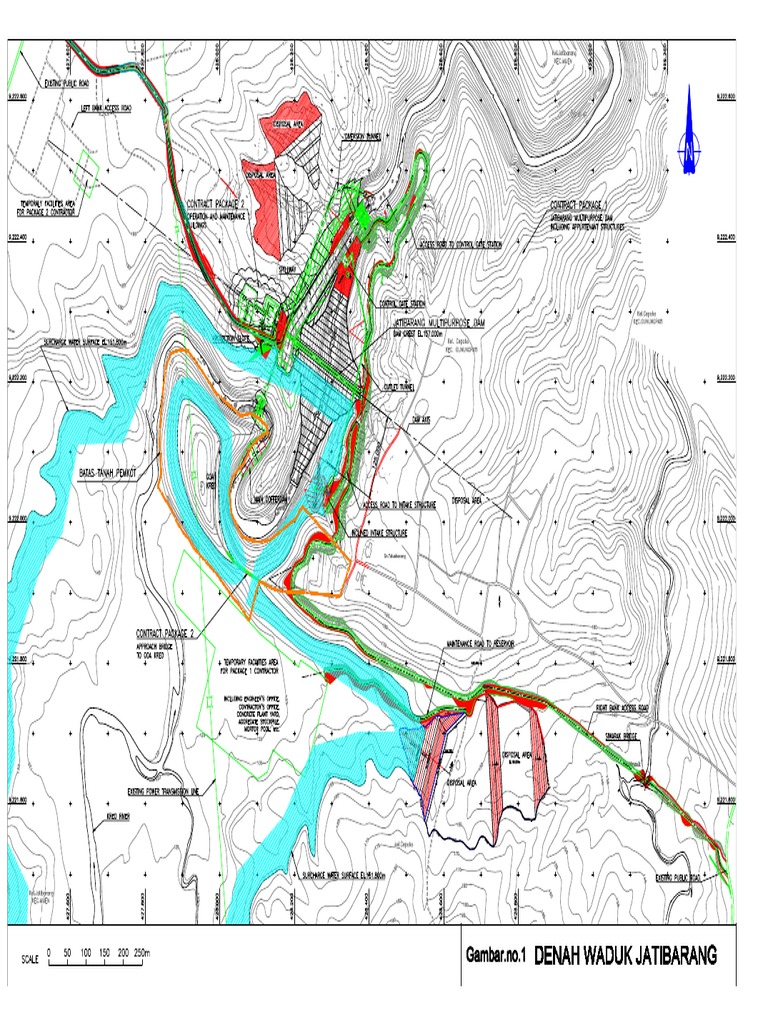 Denah Waduk Jatibarang | PDF