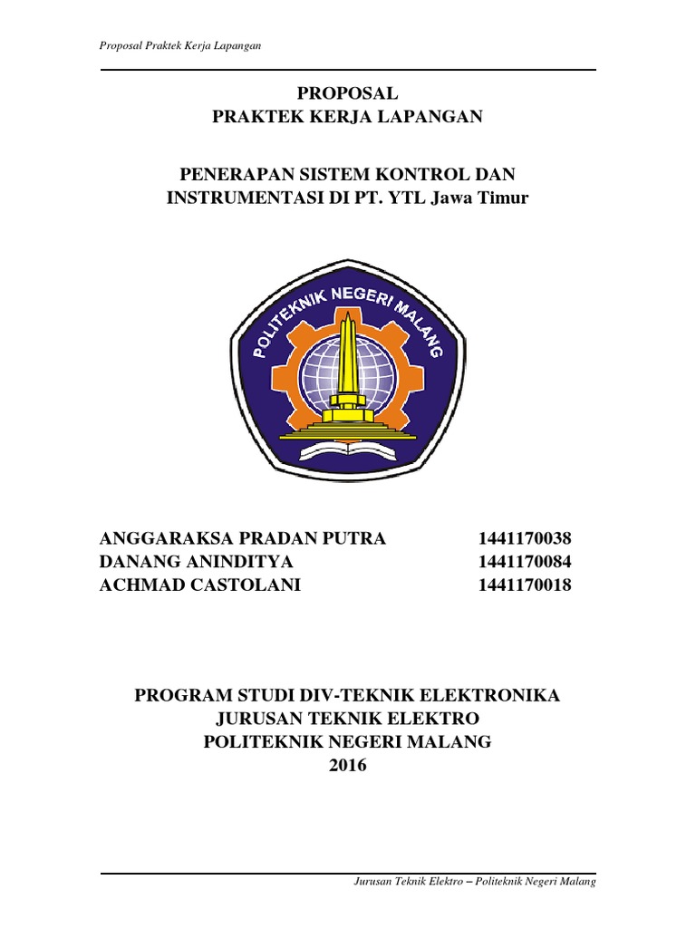 Proposal PKL 22 PDF Free | PDF