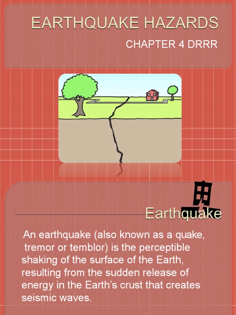 Chapter 4 DRRR | PDF | Earthquakes | Landslide