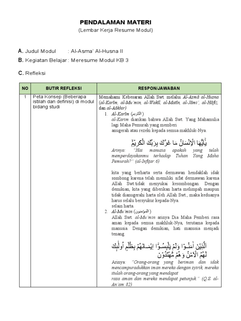 LK 3 - Resume Modul 2 PPG 2021 | PDF