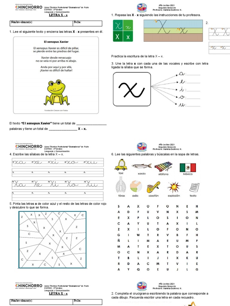 Letra X | PDF | Lingüística