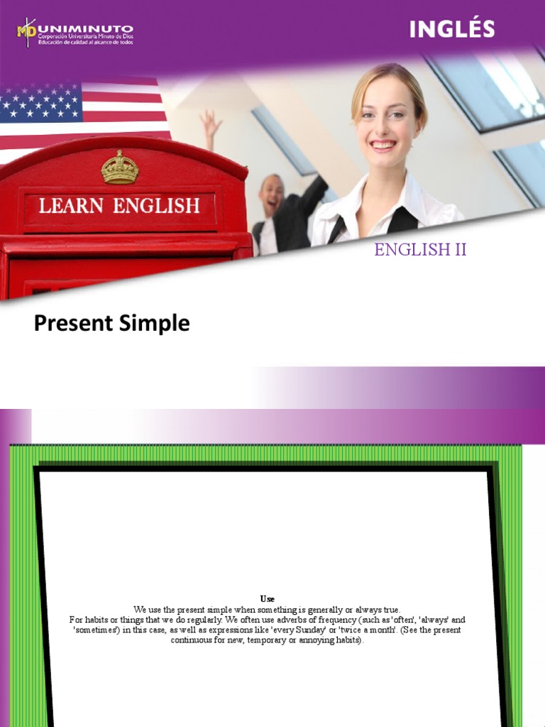 English Present Simple Guide | PDF | Verb | English Language