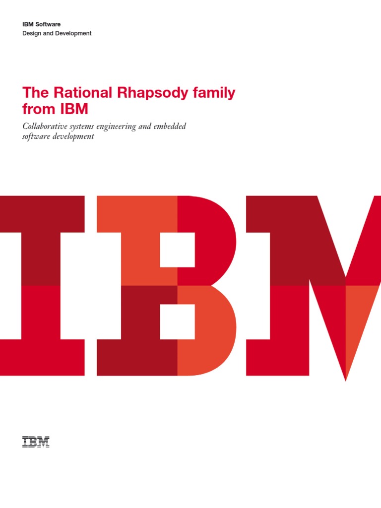 The Rational Rhapsody Family From IBM: Collaborative Systems ...