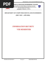 Information Security Notes | PDF | Information Security | Computer Security