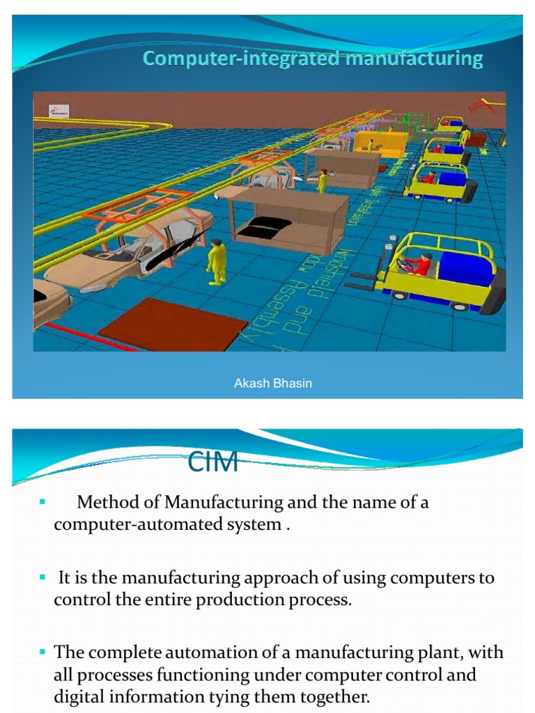 Computer-Integrated Manufacturing | PDF | Industries | Engineering