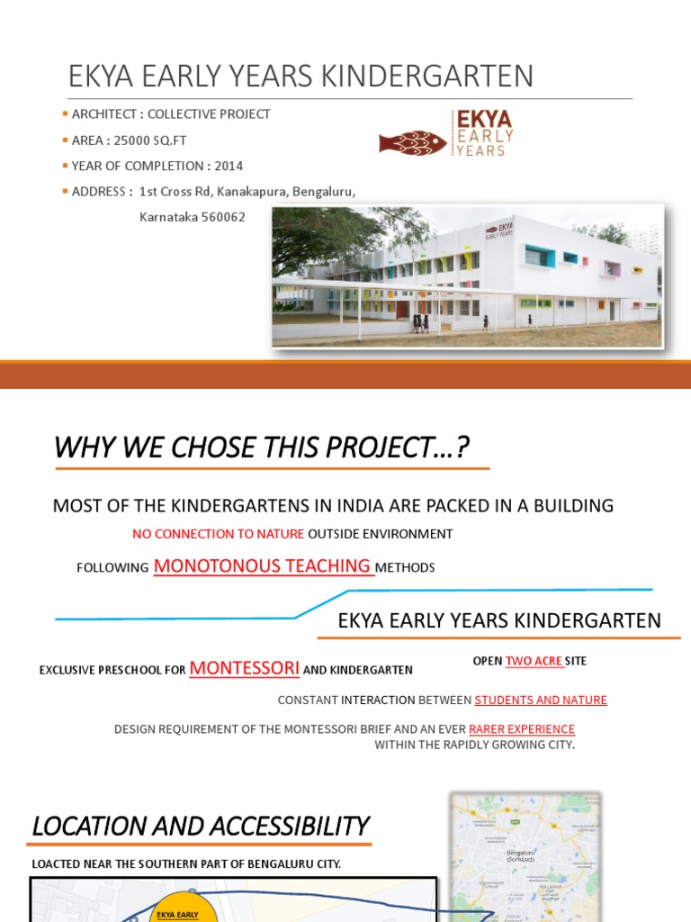 Ekya Early Years Kindergarten | PDF | Classroom | Courtyard