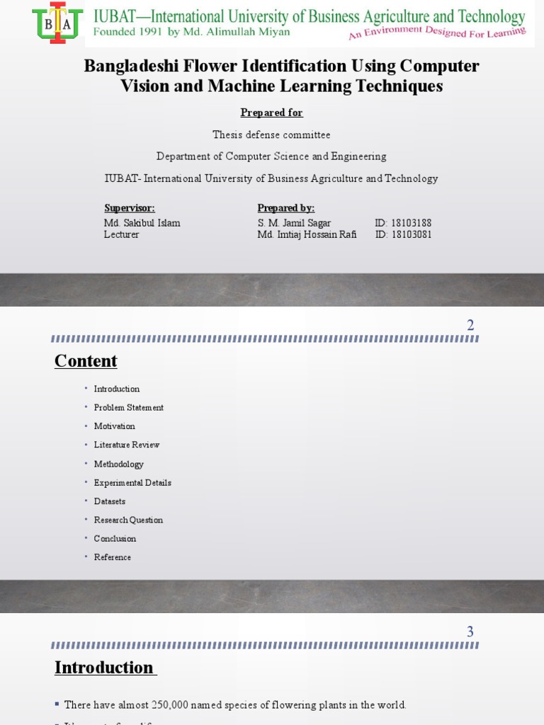 Bangladeshi Flower Identification Using Computer Vision and Machine ...