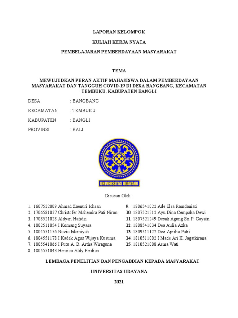 Laporan Akhir Kelompok | PDF | Ilmu Sosial