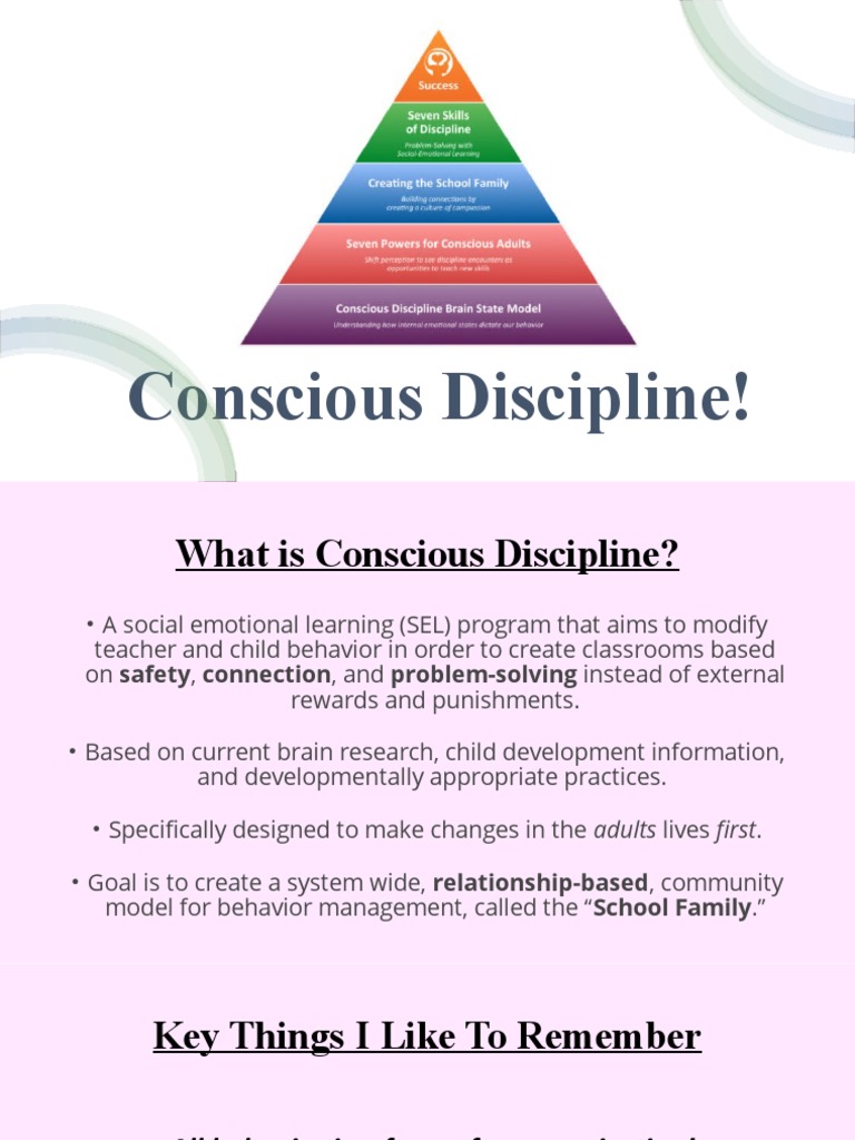 Conscious Discipline | PDF | Breathing | Brain