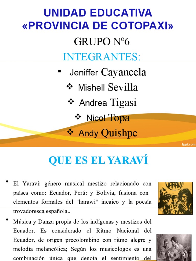 YARAVI | PDF | Ecuador | Instrumentos musicales