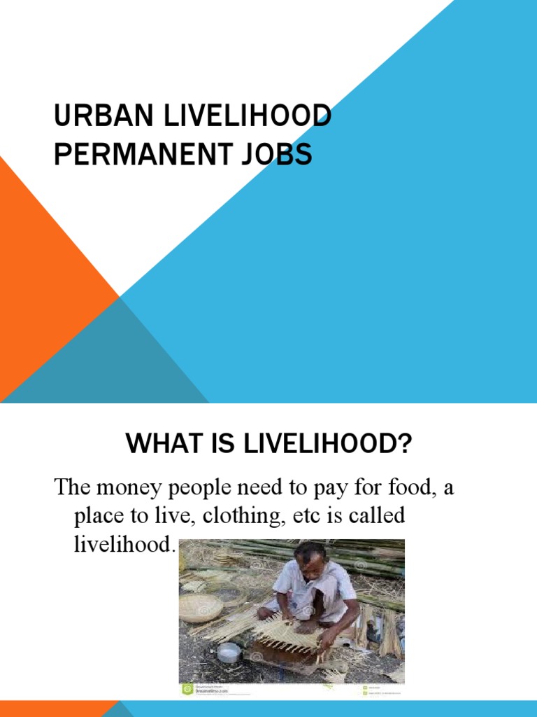 Urban Livelihood Permanent Jobs | PDF