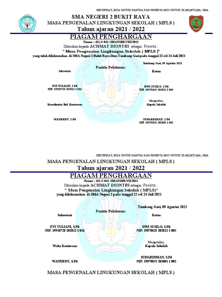 Piagam MPLS Fix 21 | PDF