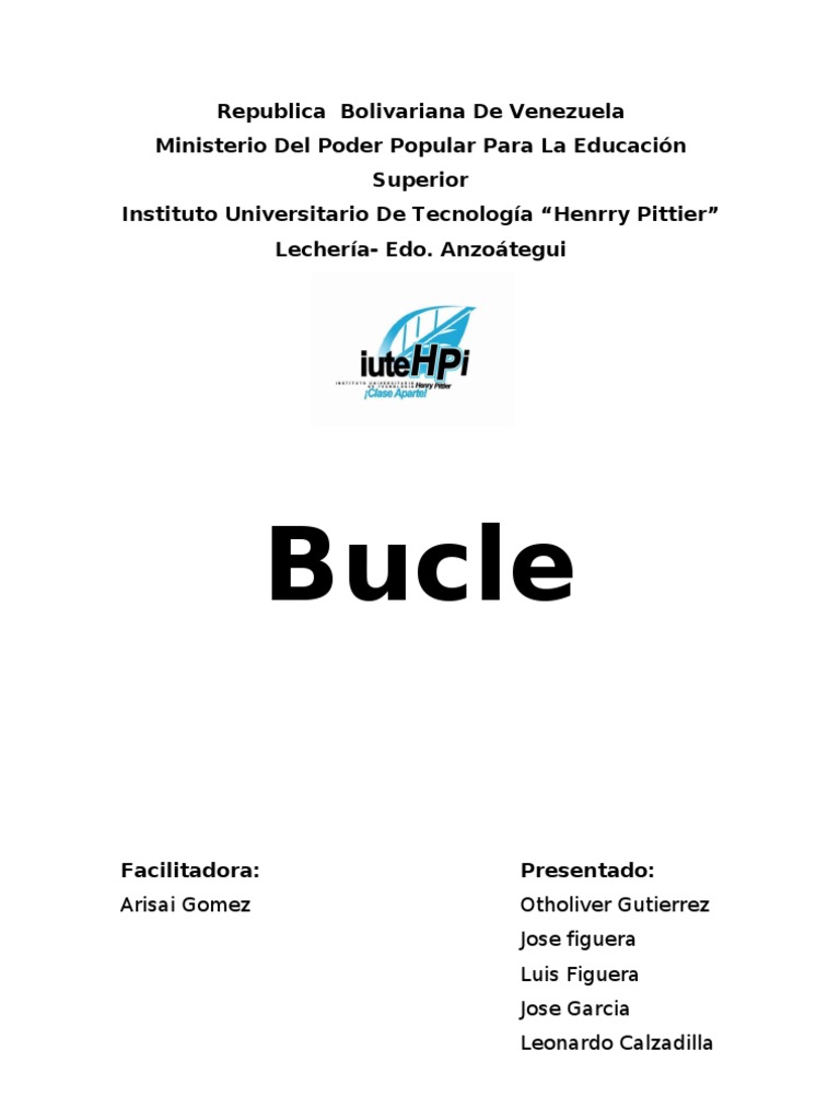 Tipos de Bucles en Programación | PDF | Lenguaje de programación ...
