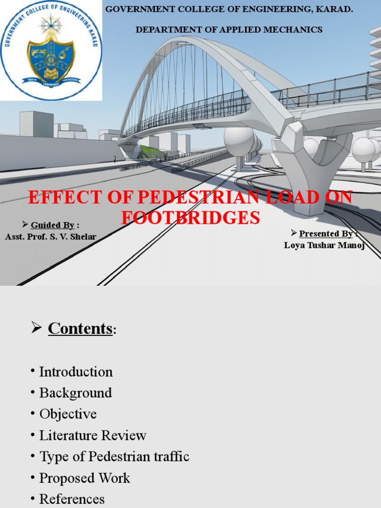 Pedestrian Load Impact on Footbridges | PDF | Resonance | Applied And ...