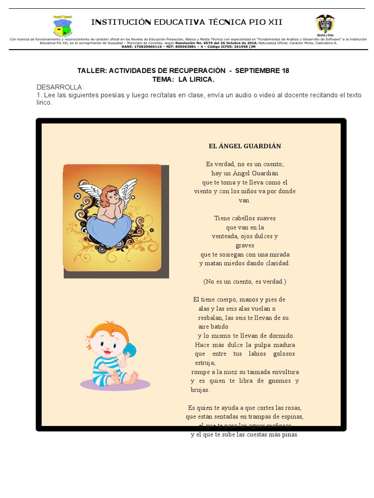 La Poesía para Tercer Grado de Primaria | PDF