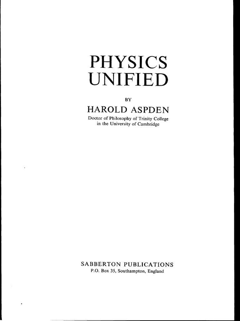 Unified Physics | PDF