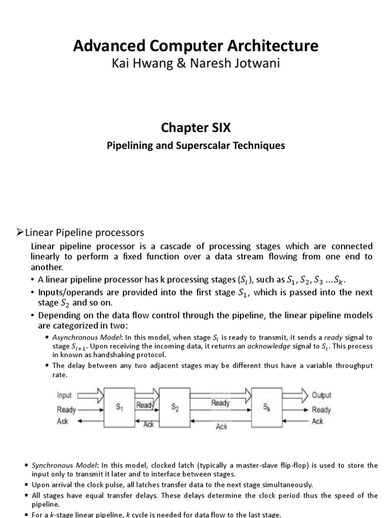 Chapter 6 (Pipelining and Superscalar Techniques) | Download Free PDF | Central Processing Unit ...