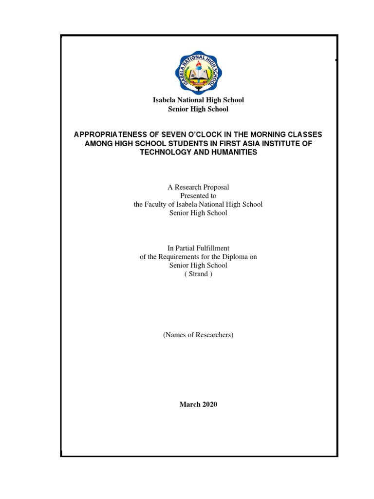 Sample Research Study | Download Free PDF | Sleep | Learning Styles