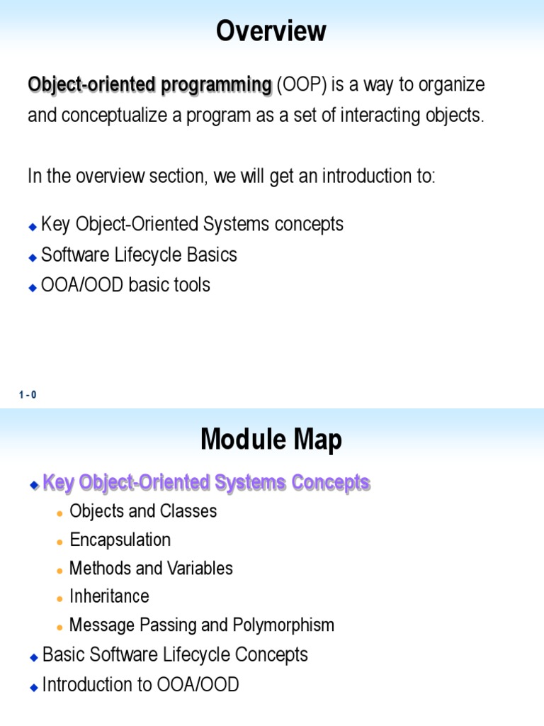 Object Oriented Programming Oop Is A Way To Organize Pdf Class 4074