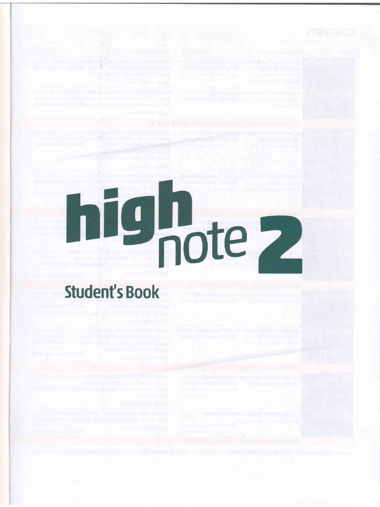 High Note 2 SB | PDF | English Language | Wedding