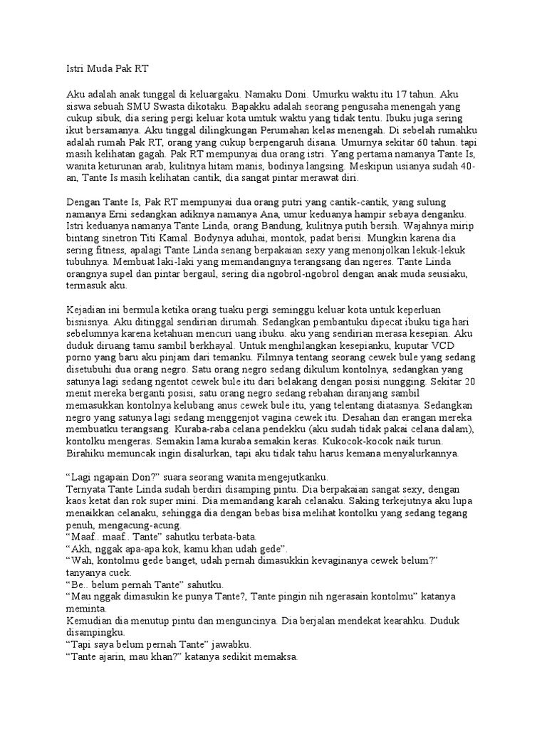 Istri Muda Pak RT | PDF | Fiksi Misteri, Thriller, & Kejahatan