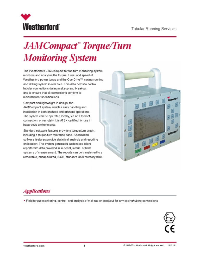 JAMCompact Torque Turn Monitoring System | PDF | Computer Science ...