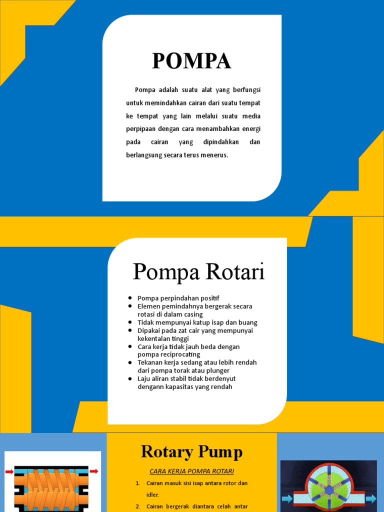 Pengertian Pompa Rotary Dan Cara Kerjanya | PDF
