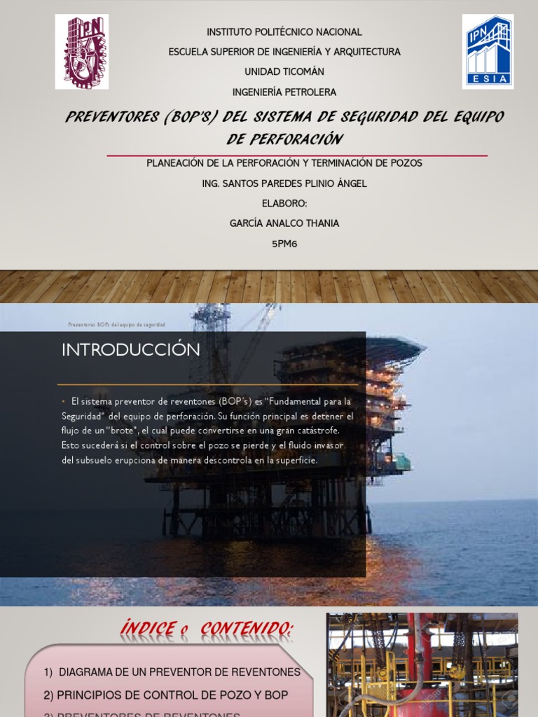 Preventores Bop's Equipo de Perforación - Nuevopdf | PDF | Bomba | Presión