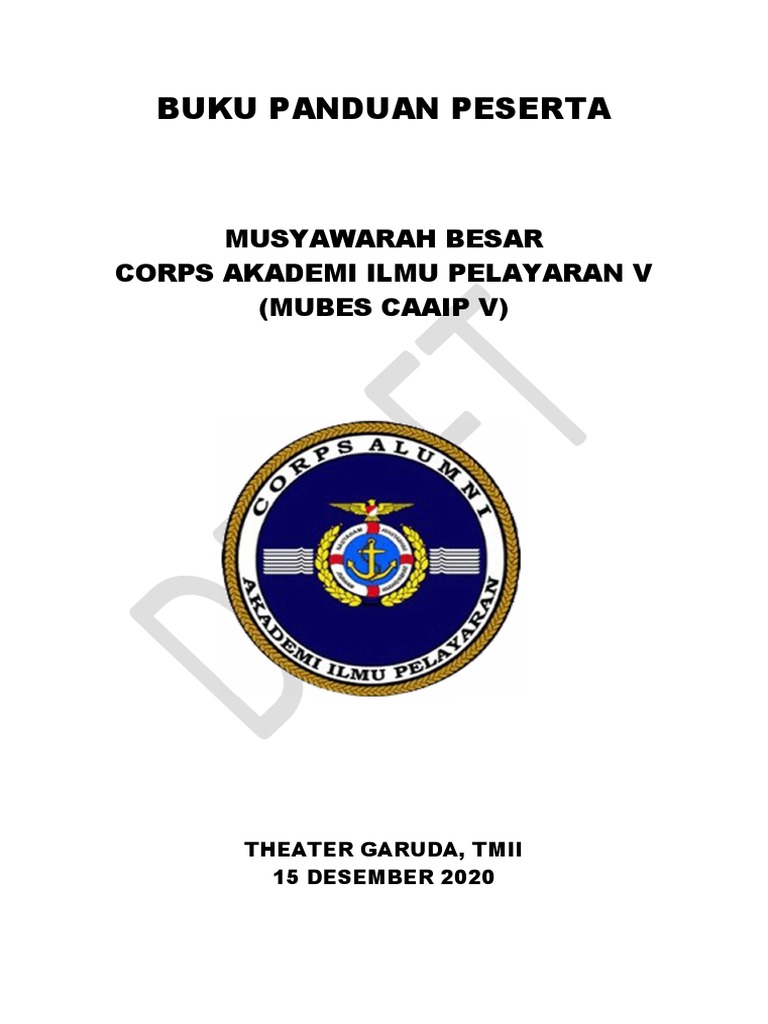 Draft Buku Panduan MUBES CAAIP V 2020 | PDF