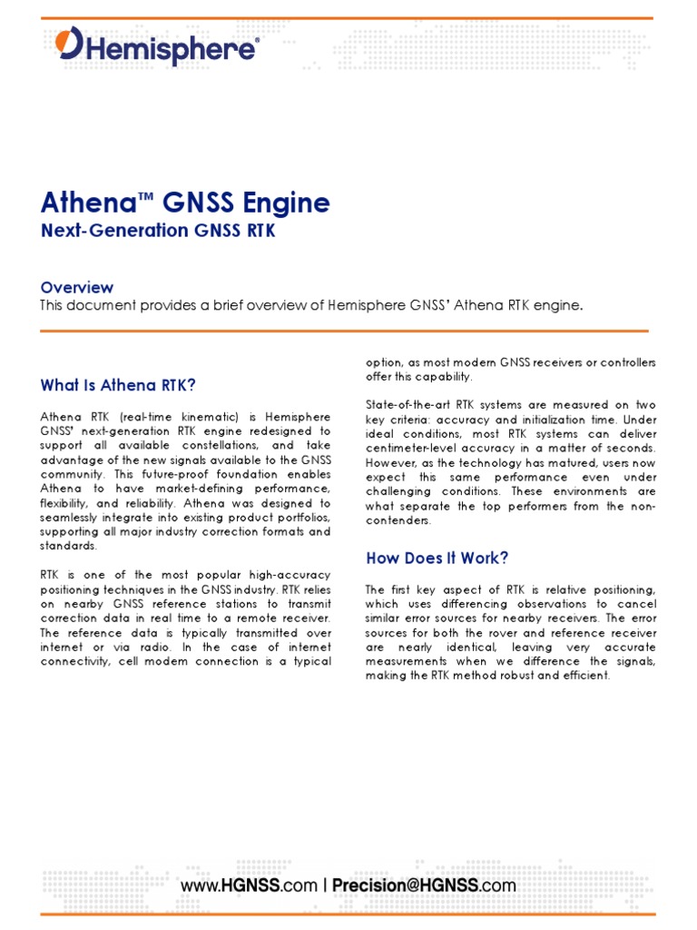 Hemispheregnss Athena Overviewpaper 20181119 | PDF | Computer ...