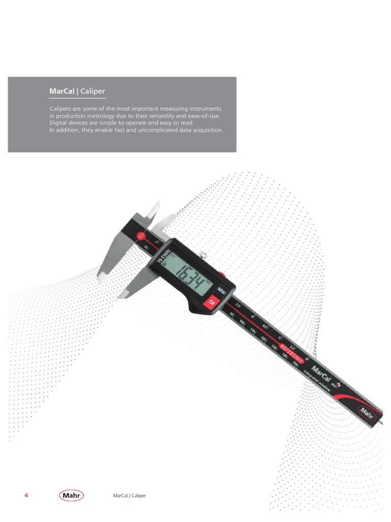 Mahr Caliper | PDF