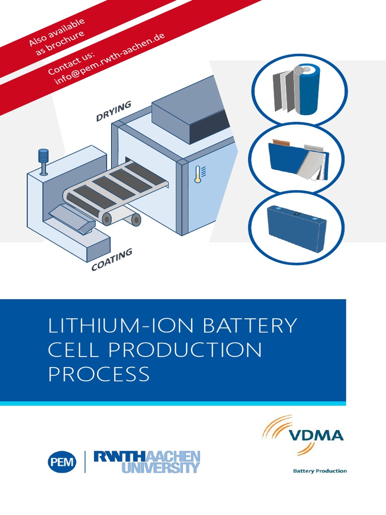 Lithium-Ion Battery Cell Production Process | PDF | Lithium Ion Battery ...