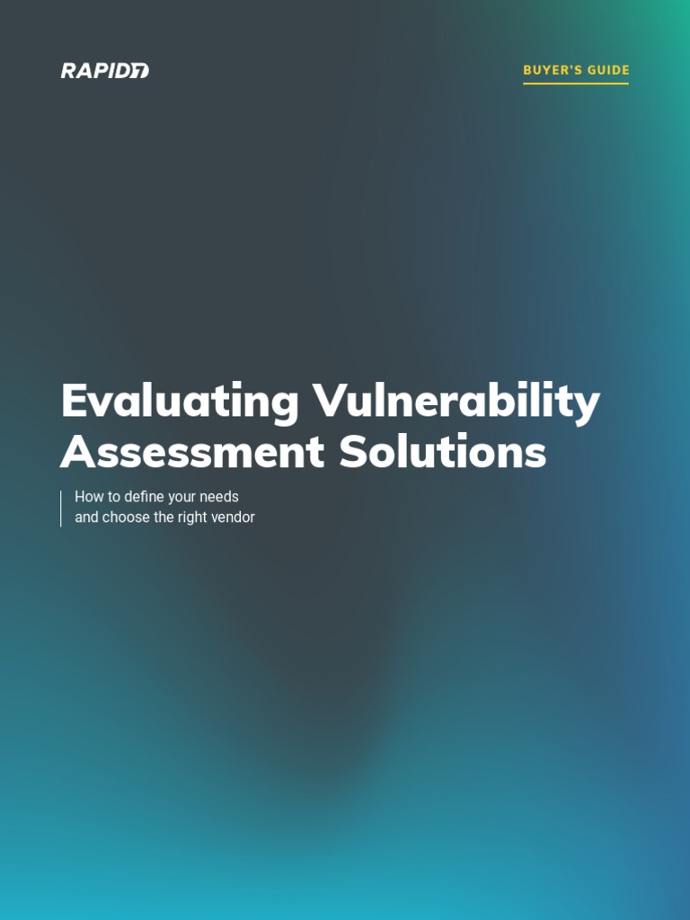 Rapid7 Vulnerability Assessment Buyers Guide | PDF | Vulnerability ...