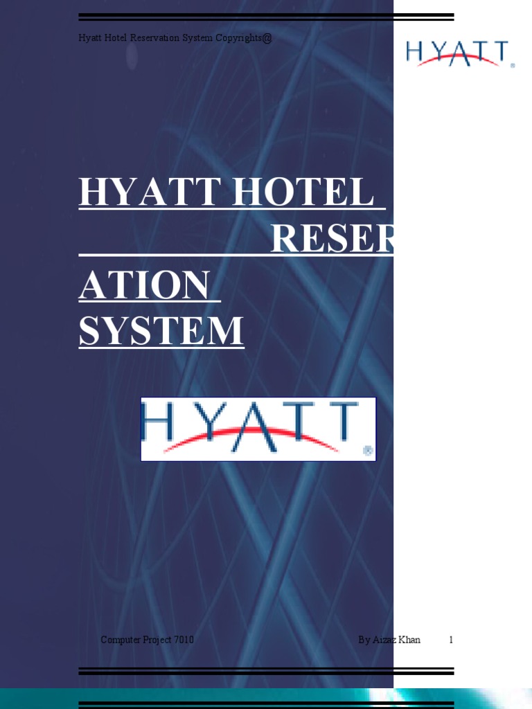 Hyatt Hotels Reservation System | PDF | Microsoft Access | Databases