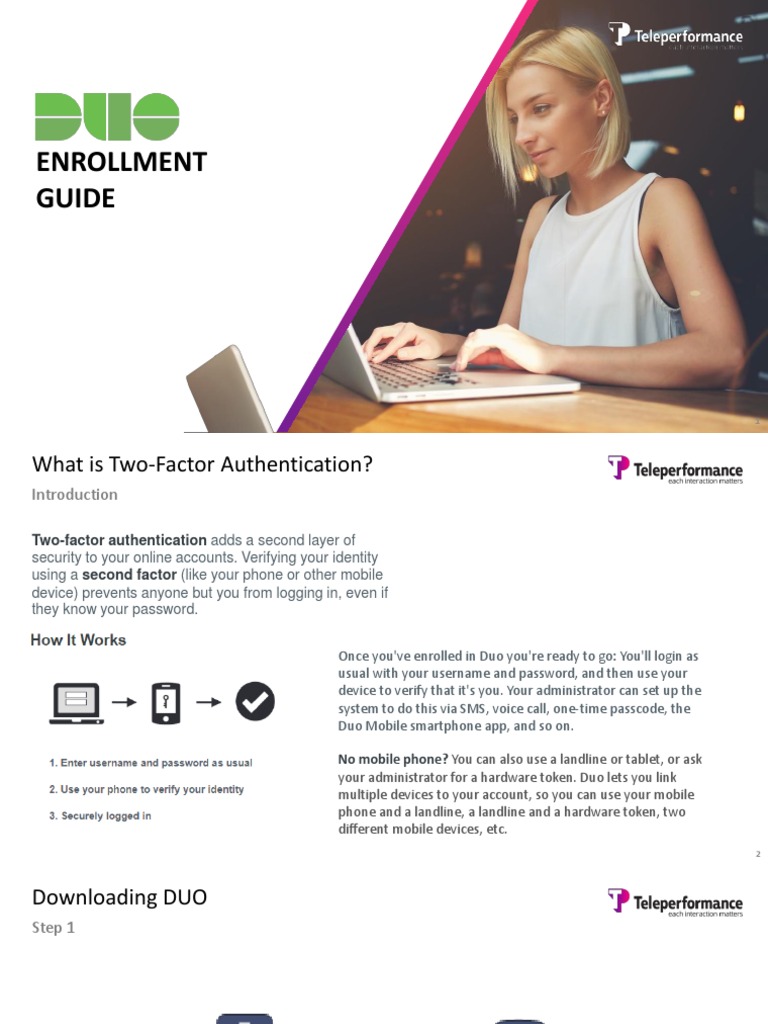 DUO Enrollment Guide | PDF